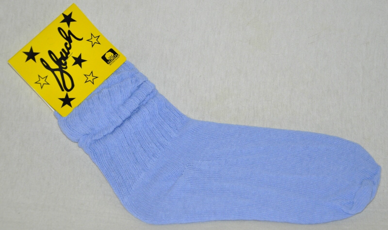 Slouch Socks Women's Scrunch Hooters Socks Light Blue Sz 9-11 NWT Made ...