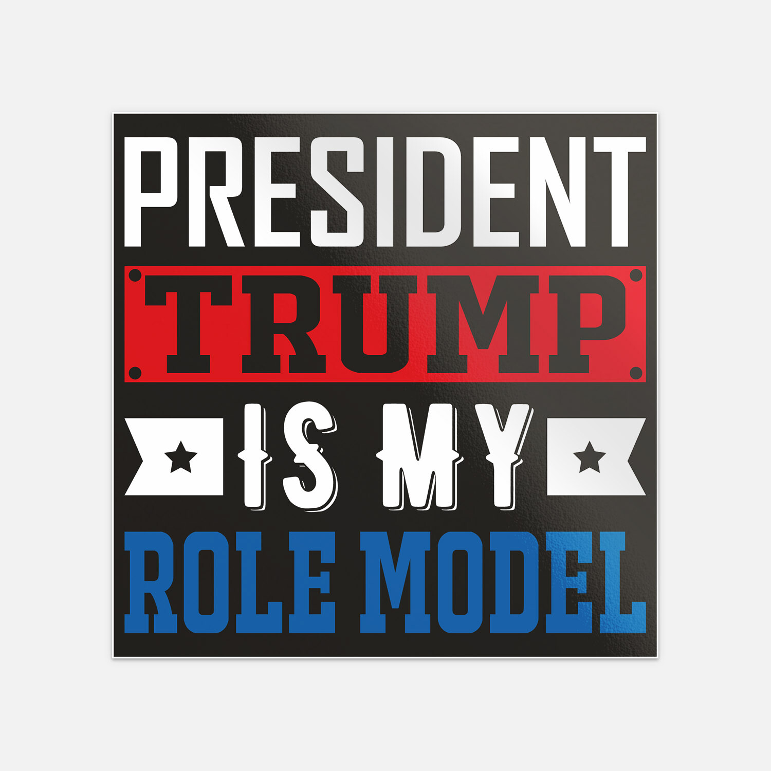 Trump Is My Role Model President Election Vinyl Sticker Decal | eBay