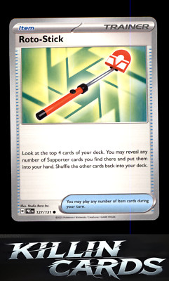 Roto-Stick 127/131 Common SV: Prismatic Evolutions Pokemon Card NM | eBay