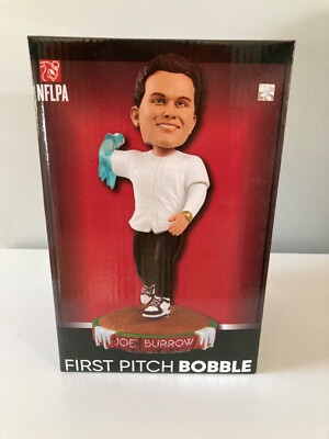 Cincinnati Bengals Joe Burrow Reds First Pitch Bobblehead Bobble Head ...