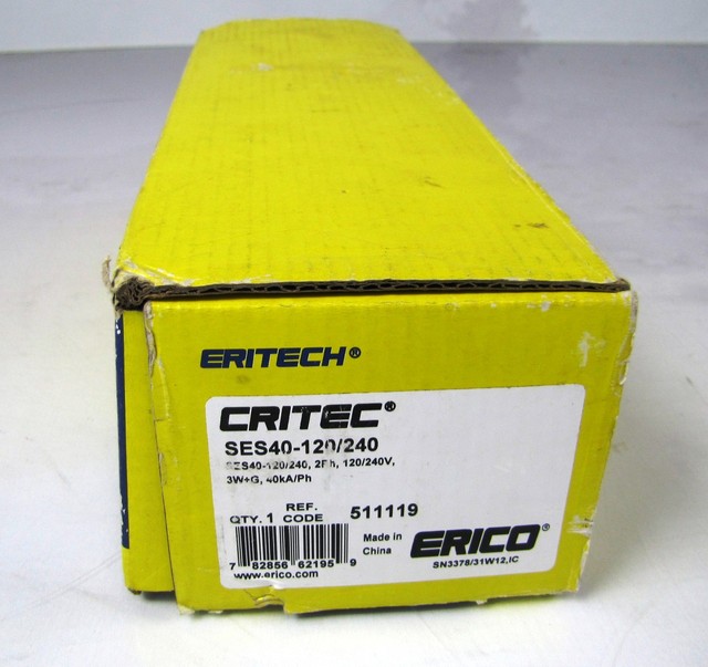 ERITECH Critec Ses40-120/240 Service Entrance Surge Suppressor for sale ...