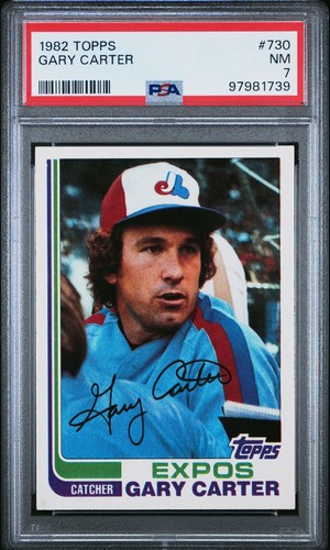 1982 TOPPS #730 GARY CARTER PSA 7 | eBay