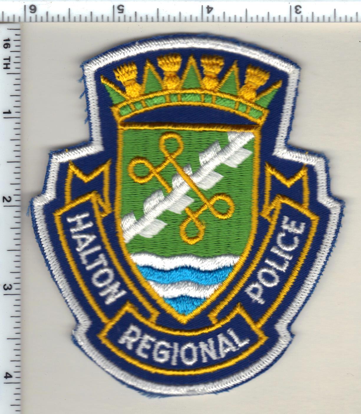 Halton Regional Police (Canada) Shoulder Patch from 1990 | eBay