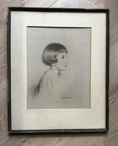 Daisy Radcliffe Beresford 1879-1939 original signed portrait drawing R ...