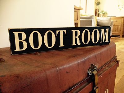 Boot Room Sign VINTAGE Old Pub Hotel Shoes Storage Wellington Boots ...