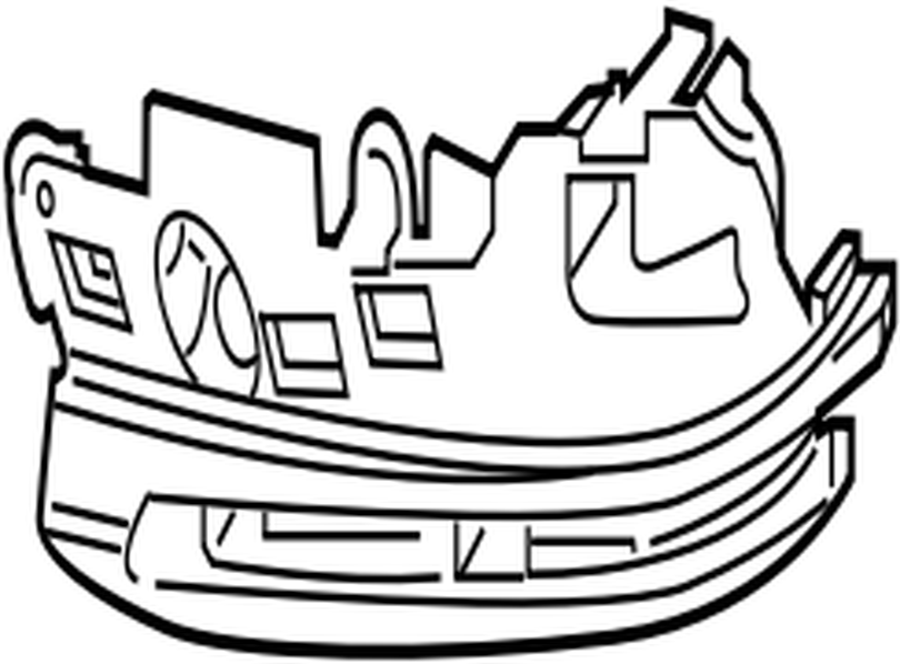 87939-47360 Toyota Cover, outer mirror hole, rh 8793947360, New Genuine ...