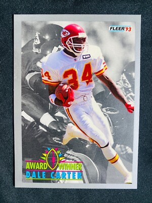 1993 FLEER #257 DALE CARTER AWARD WINNER NM-MT NFL FOOTBALL CARD | eBay