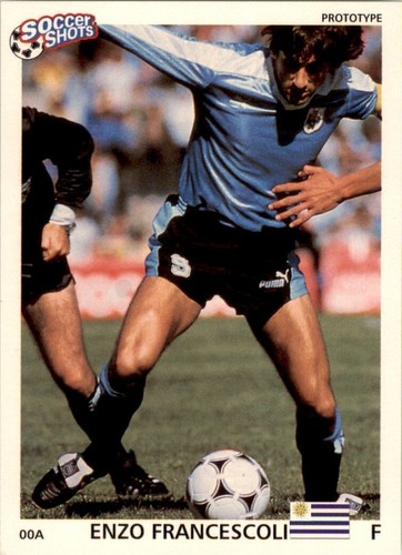 1991 Soccer Shots MSL Prototype Enzo Francescoli Uruguay | eBay