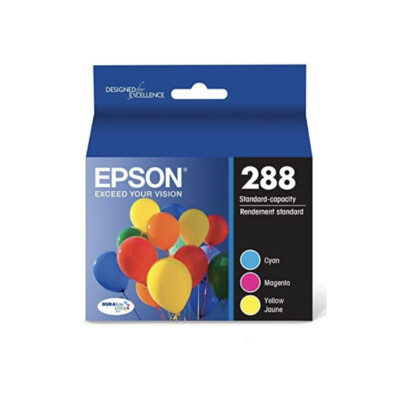 Epson 288 Color Combo Pack Standard Capacity Cartridge Ink Cyan ...