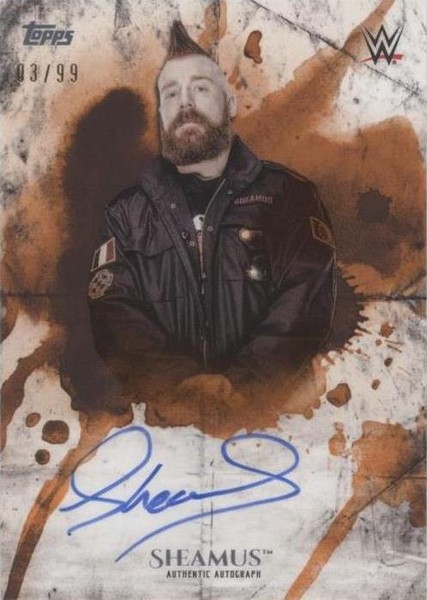 2018 Topps WWE Undisputed - Undisputed Autographs Orange #UA-SH Sheamus ...