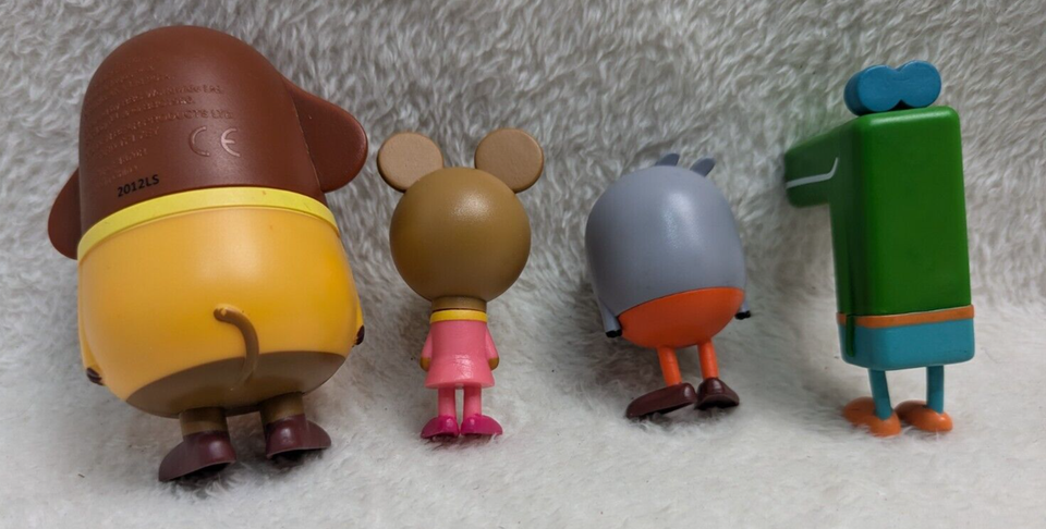 Hey Duggy figures bundle Happy (crocodille) Norrie (mouse) Roly Duggee ...