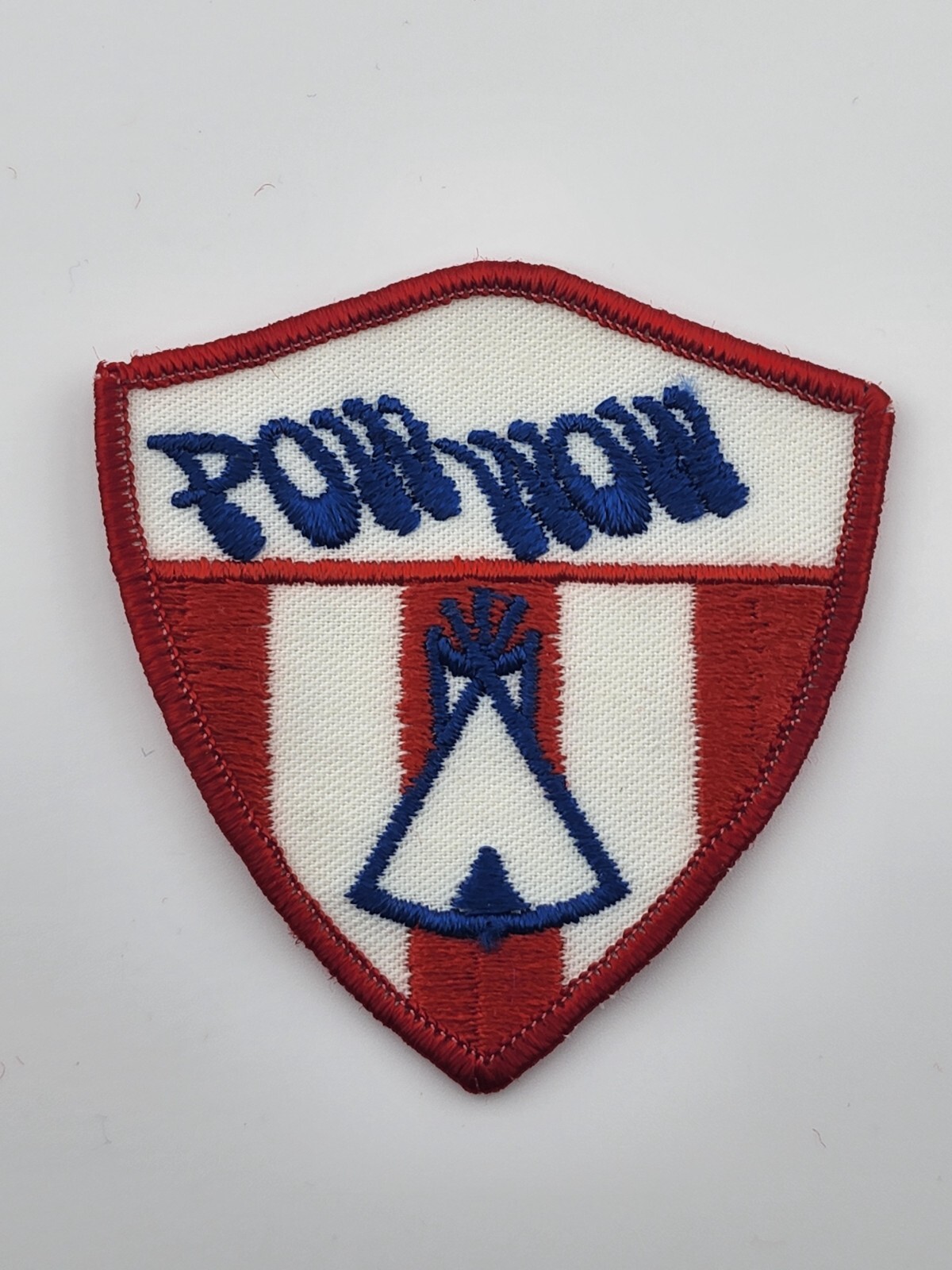 Red White & Blue Shield Pow Wow Patch Cub Scouts Of America BSA Vintage ...