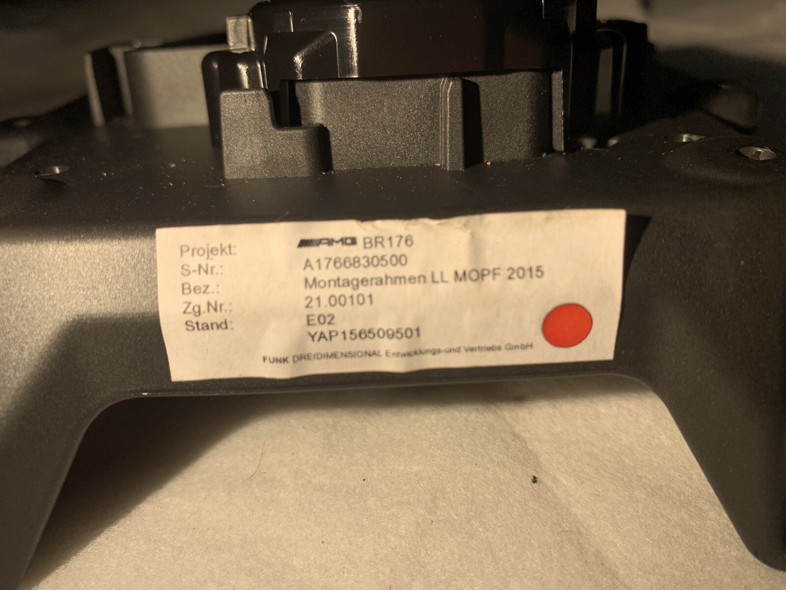 2016 MERCEDES CLA45 AMG Shifter Bracket Trim Ring A1766830500 OEM | eBay