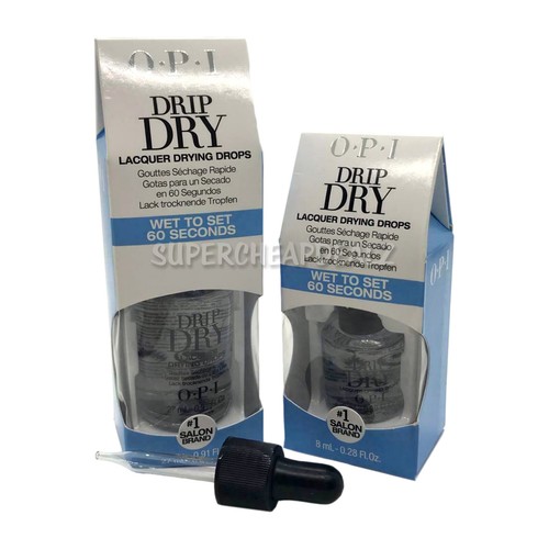 OPI Drip Dry Lacquer Drying Drops w/Jojoba Vitamin E - CHOOSE 0.28 oz ...