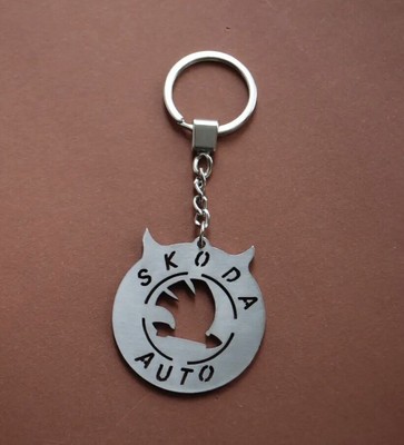 Porte-clés Skoda Key ring acier inoxydable de haute qualité 1,5 mm | eBay
