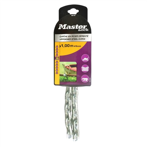 Master Lock 6mm x 1m Security Chain | eBay