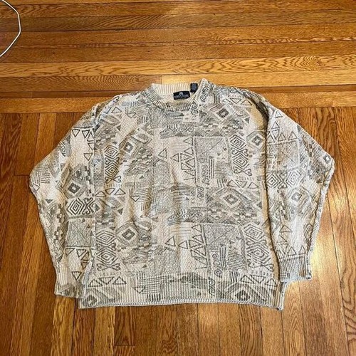 Vintage 90s Aztec print aop sweater | eBay