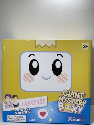 NEW! Lankybox GIANT MYSTERY BOXY 9 Surprises Squishy Plush Figures ...