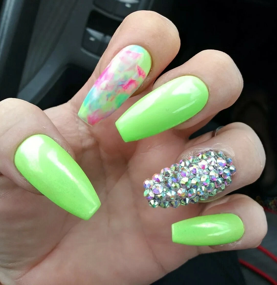 Neon Lime Green Nail Polish