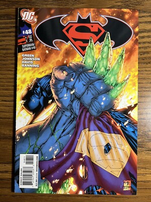 BATMAN/SUPERMAN 48 SHANE DAVIS COVER MIKE JOHNSON STORY DC COMICS 2008 ...