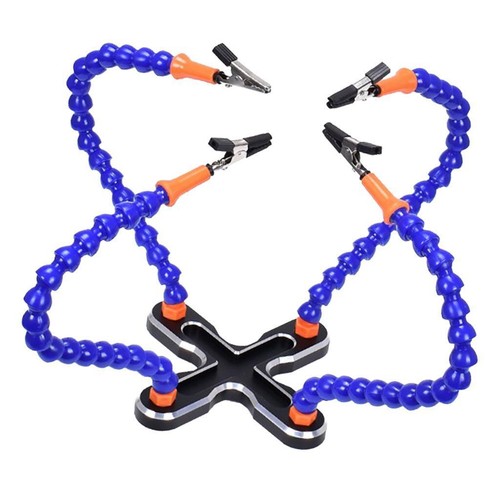 Helping Hands Soldering Third Hand Tool 4 Flexible Blue | eBay