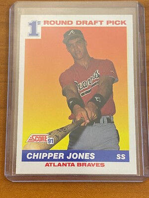 ⚾ 1991 Score Baseball Base Card Rookie #671 Chipper JONES ⚾ | eBay