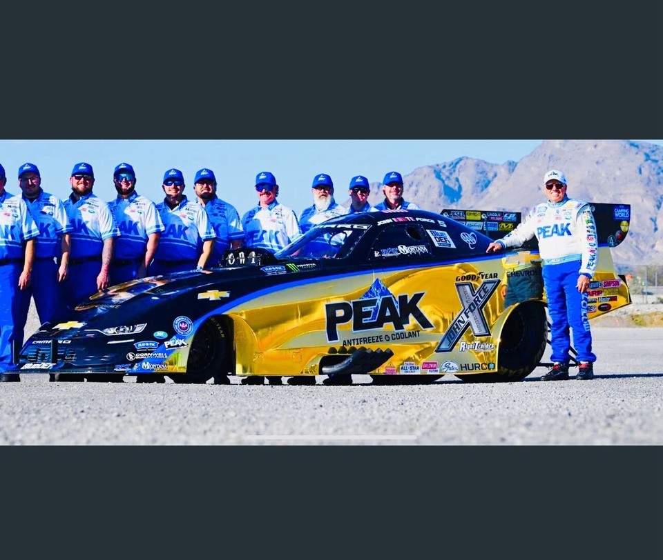 NHRA JOHN FORCE 1:24 Diecast PEAK 50th Anniversary Funny Car NITRO Drag ...