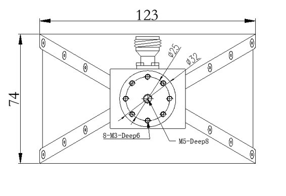Broadband Horn Antenna 2GHz-18GHz SZ-D2000C Double Ridged Horn Antenna ...