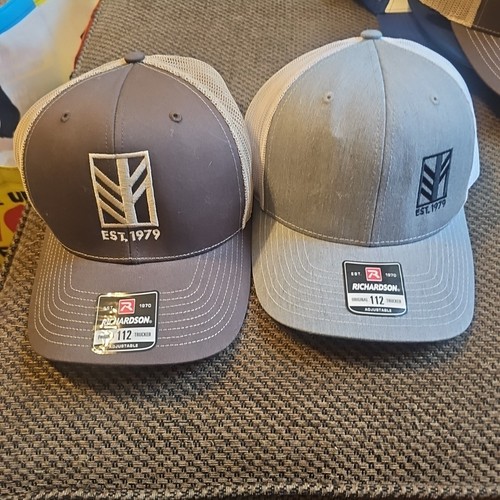 Richardson 112 Classic Trucker Hat OSFM Est1979 Snapback 1 Gray White ...