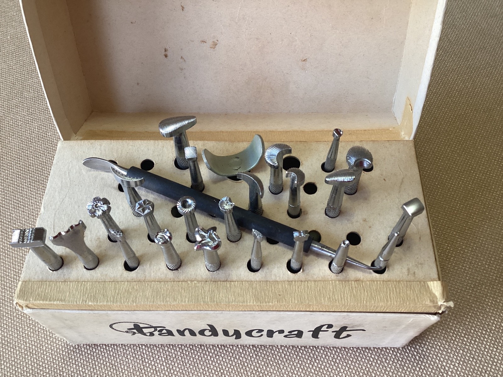 Lot of Leather Working Tools Craftool Company Stamps 25 pieces | eBay