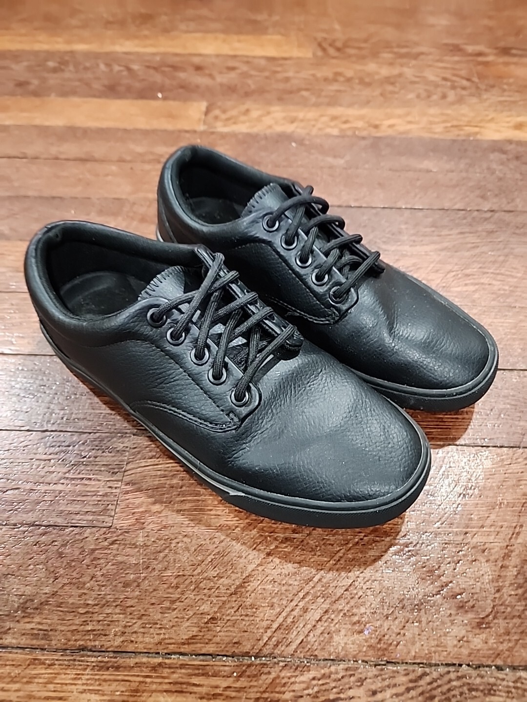 Treadsafe Anti Slip Unisex Black Lace Up Shoes Size M6/ W7 Mnts0441002 ...