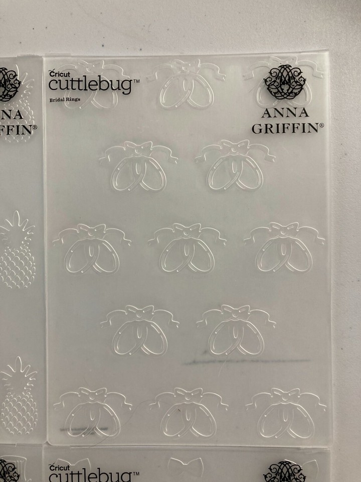 Cricut Cuttlebug Anna Griffin Wedding Tropical Letterpress Embossing ...