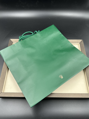 5 Authentic Rolex Green Large Gift Bag- BRAND NEW | eBay