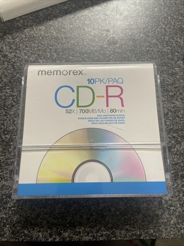 Memorex 9 Pack/PAQ CD-R 52x 700MB/Mo 80 Min | eBay