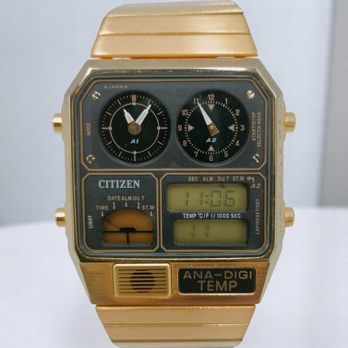 Citizen Ana-Digi Temp 8988-Q01971 Men's Quartz Watch Boxed Rare | eBay