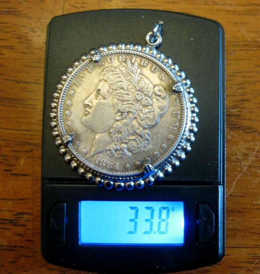 1884 Morgan Silver Dollar Pendant / 33.8 grams | eBay