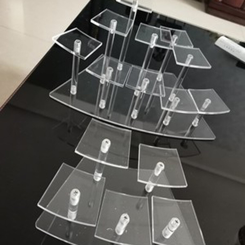 Acrylic Clear Stand Model Doll Toy Ornament Display Holder Rack ...