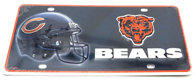 Chicago Bears License Helmet Plate Officially Licensed NFL Merchandise ...