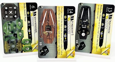 Pirates CSG: Fire and Steel - Lot of 20 Pirate Faction Cards Unpunched ...