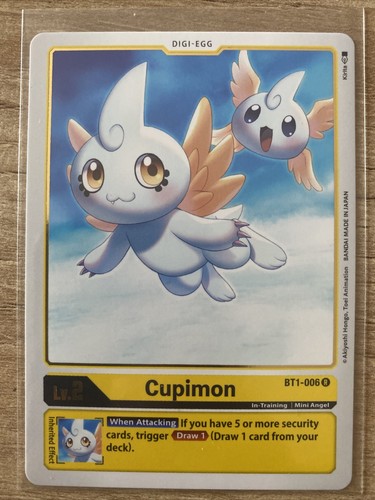 Cupimon BT1-006 Rare Digimon Card Game - Release Special NM | eBay