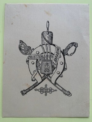 Ex-libris BARABINO Emile, Ba0138, 82 x 62 mm, 20è | eBay