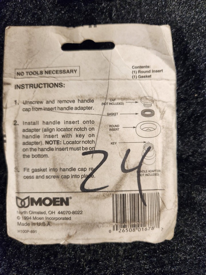 MOEN H100P Single-Handle Lavatory Faucet CONCENTRIX® POLISHED BRASS ...