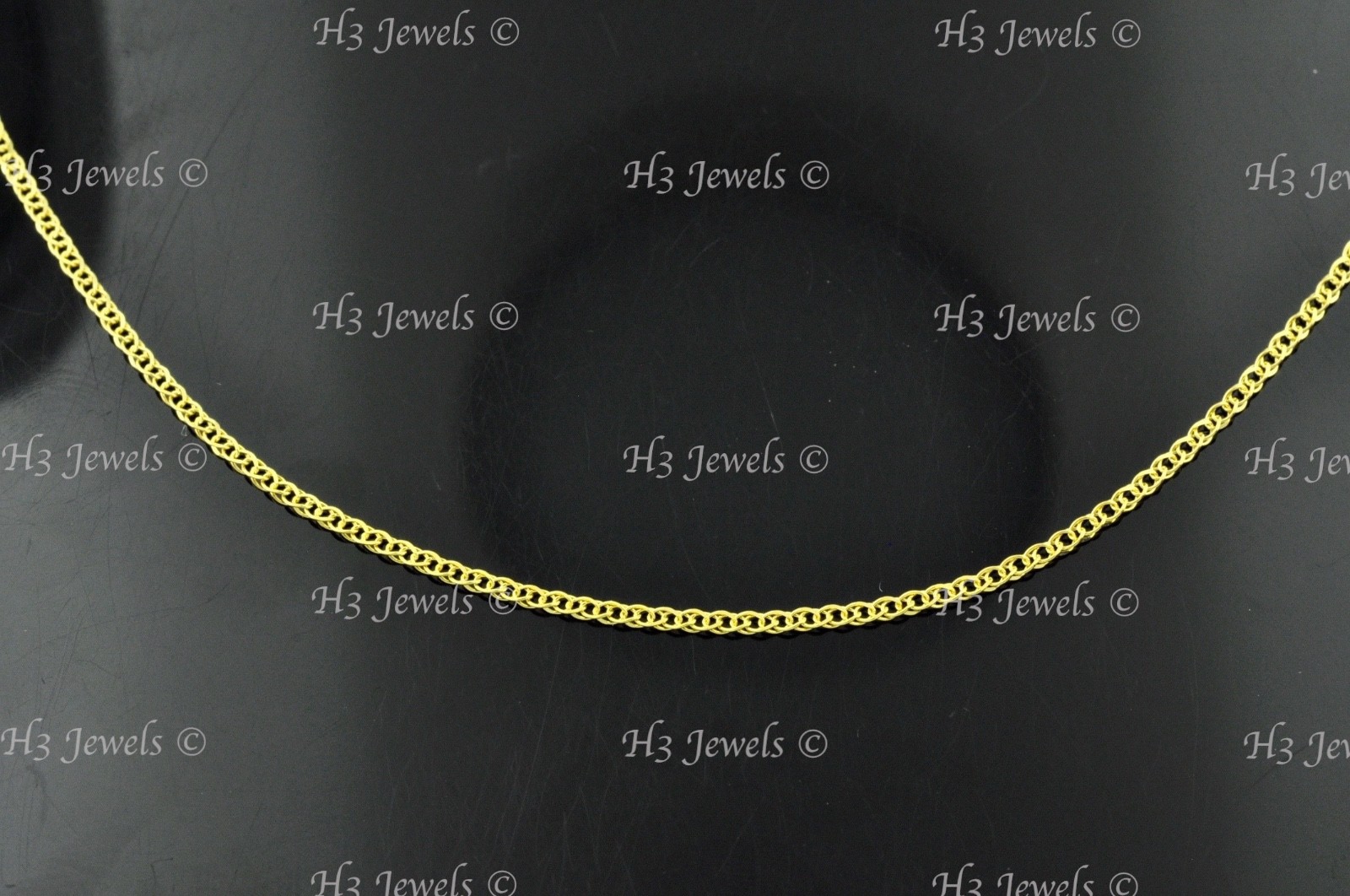 1.30 gram 14k solid Yellow gold flat wheat link chain necklace 20 inch ...