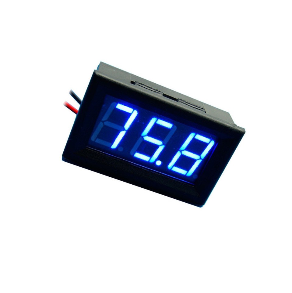 1PCS NEW Blue LED Panel Meter Mini Digital Voltmeter DC 0V To 99.9V | eBay