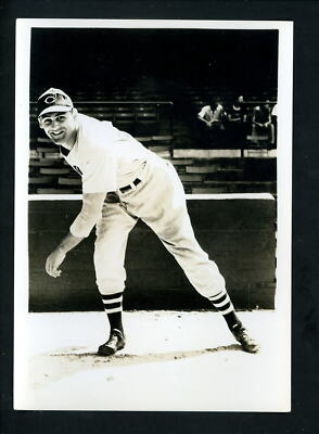 Al Milnar circa 1940's Press Original Photo Cleveland Indians pitching ...