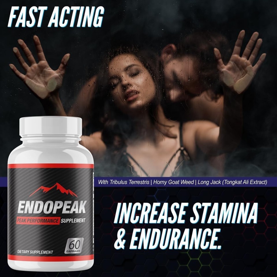 3 Pack Endopeak Capsules Endo peak Pills Peak Performance Supplement ...