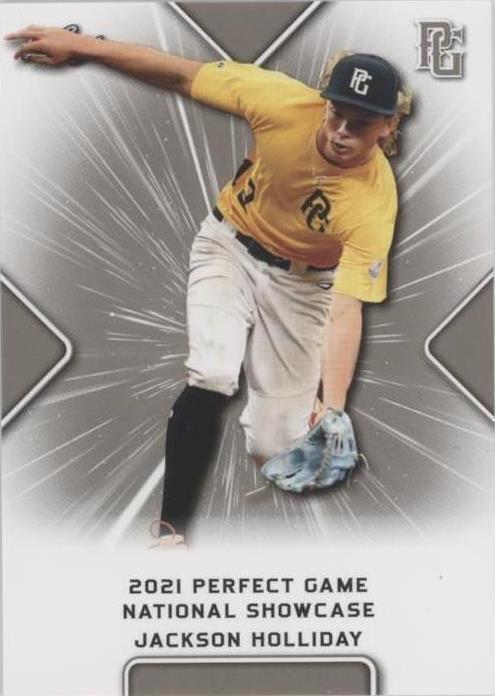 2021 Leaf Perfect Game National Showcase - Jackson Holliday #46 (RC ...