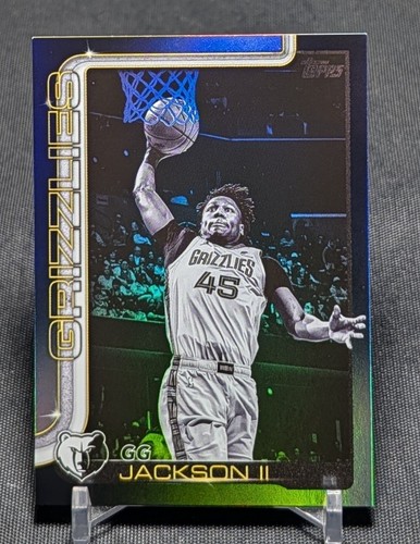 GG Jackson II Blackout Foil 2025/26 Topps Basketball Card #249 Memphis ...