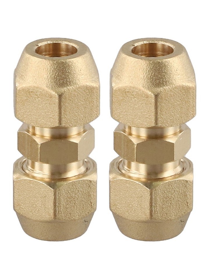 2PCS For Air Conditioning Copper Pipe Connector Simplifies Installation ...