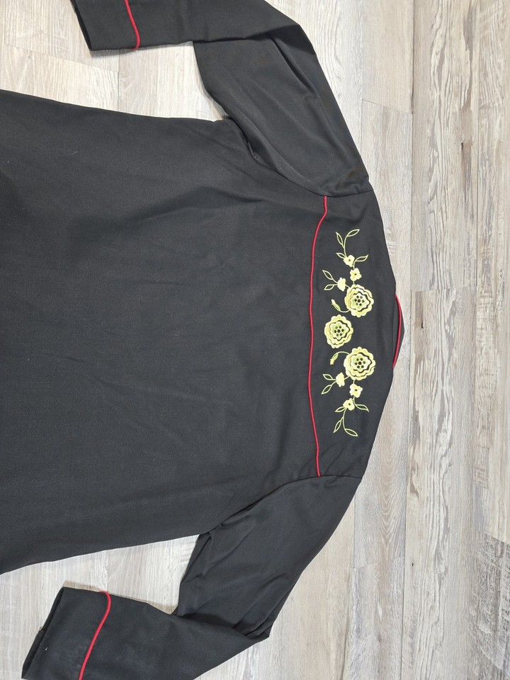 Scully Shirt Mens Size XXL Black Western Snap On Smile Pockets Pearl ...